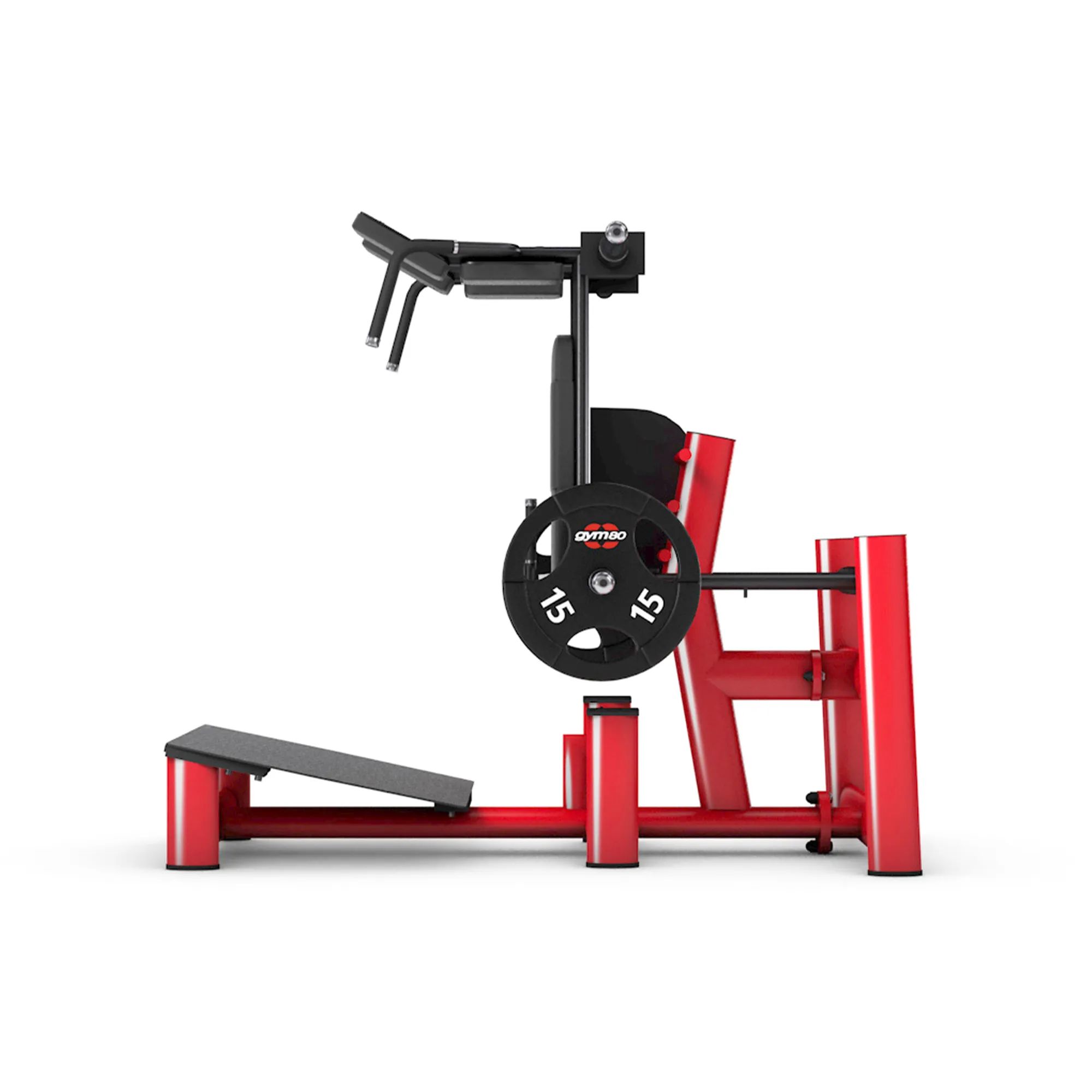 Prøv gym80 Pure Kraft Squat Machine i vores showroom